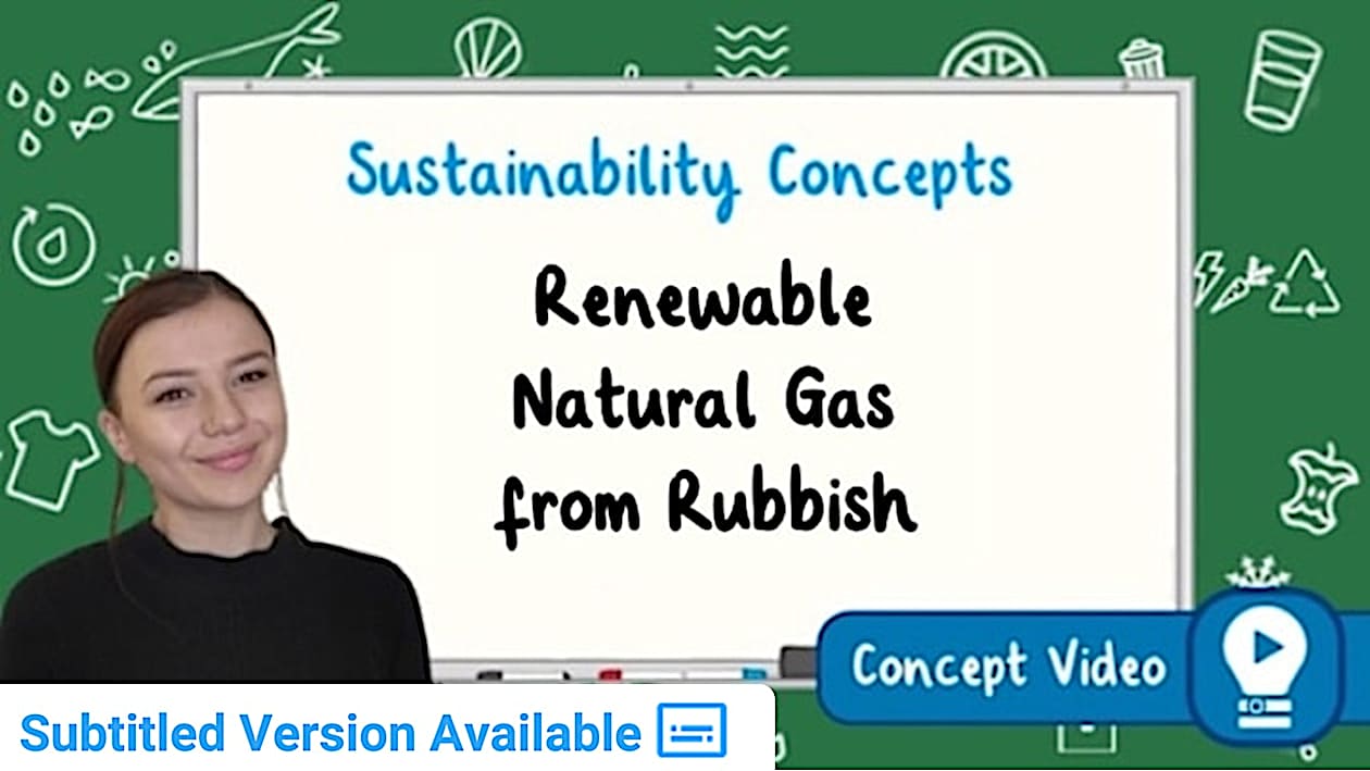 Renewable Natural Gas from Rubbish | Sustainability Concept Video