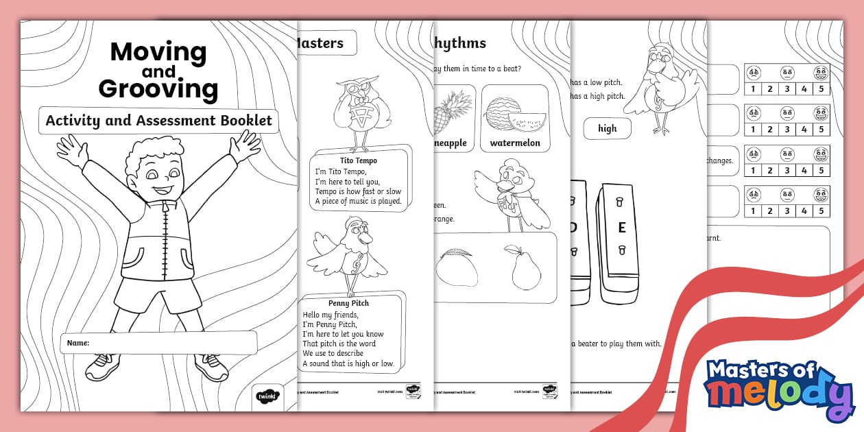 👉 Year 1 Music Activity and Assessment Booklet | Moving