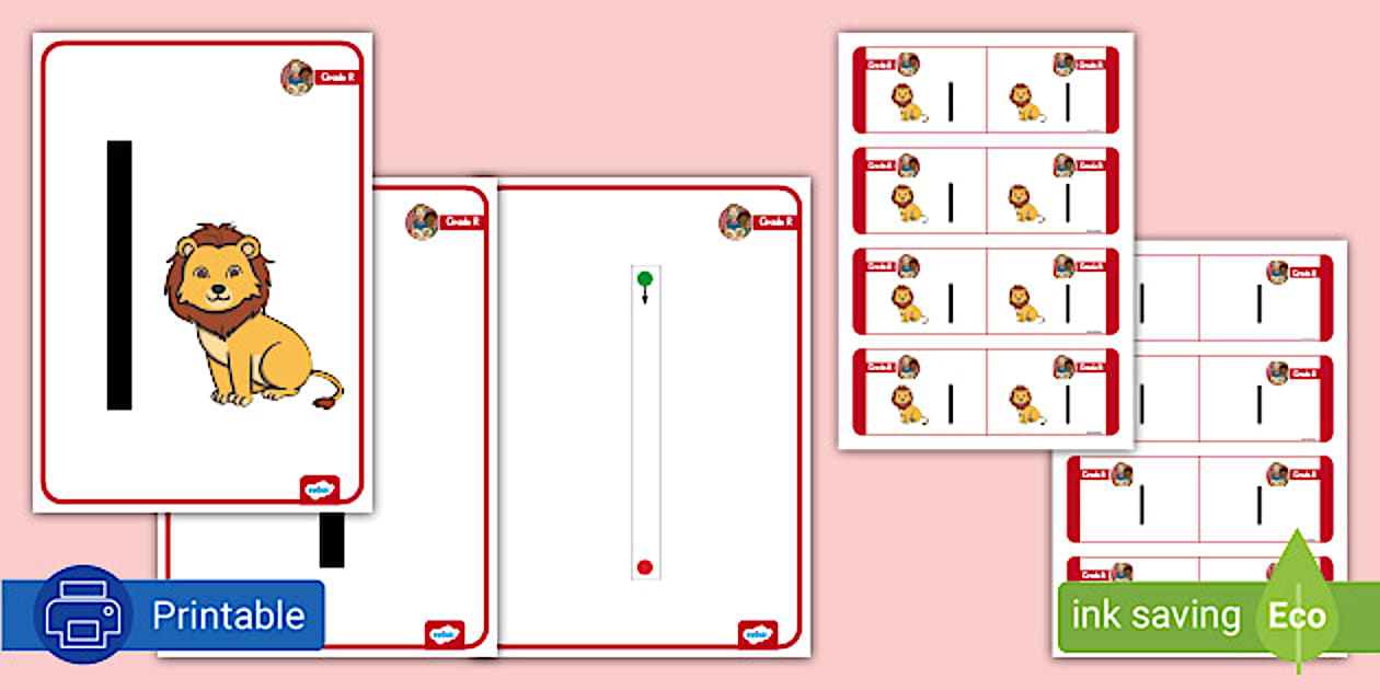 Gr. R Phonics L Poster, Flashcards and Robot Letter - Twinkl