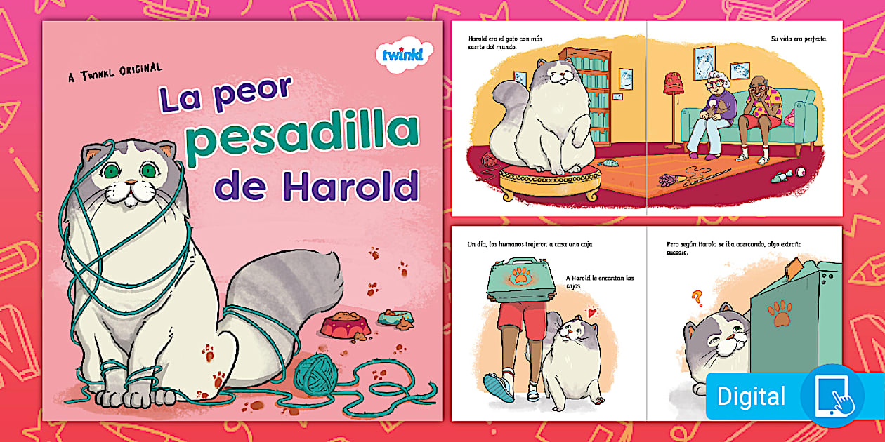 Ebook: La peor pesadilla de Harold (Lehrer gemacht) - Twinkl