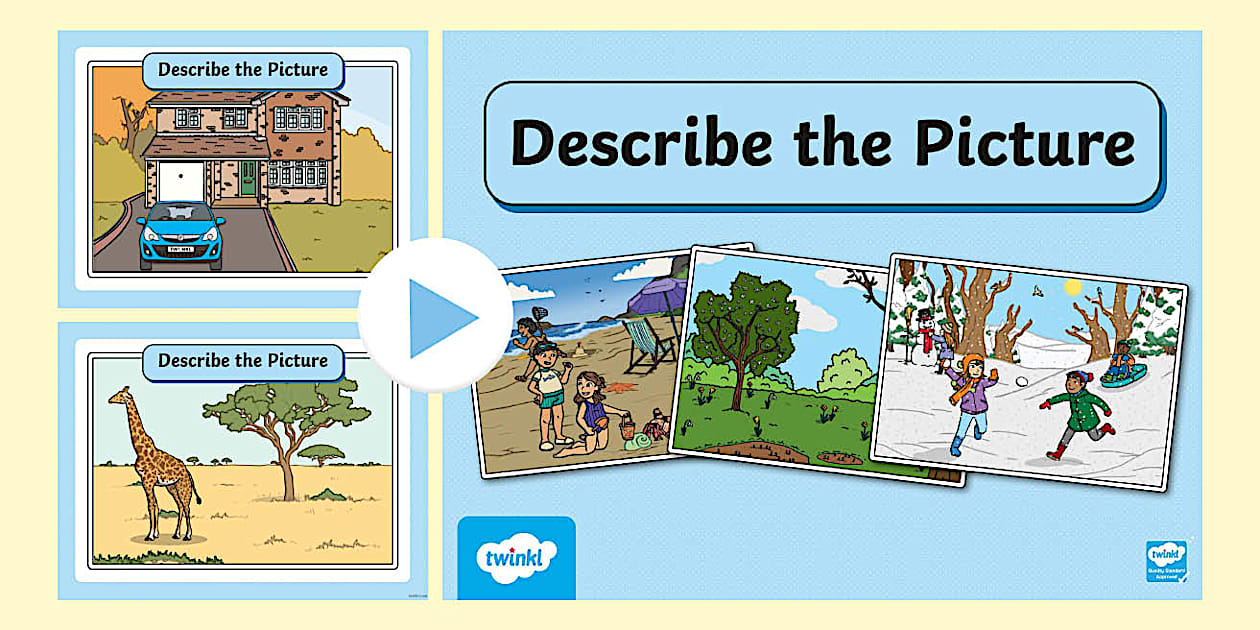 Describe the Picture Game | PowerPoint (teacher made)