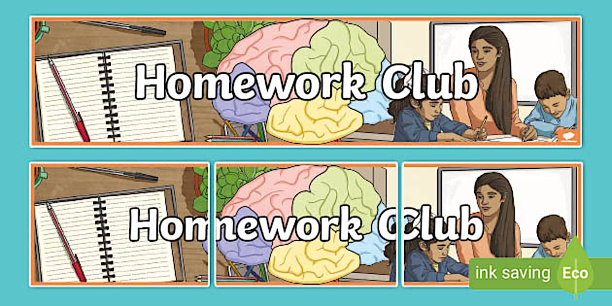 OSHC Homework Club Display Banner (teacher made) - Twinkl