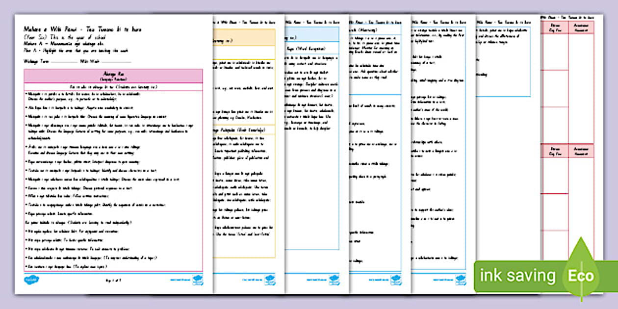 Mahere Pānui Tau Tuaono Te Reo Maori/ English - Twinkl