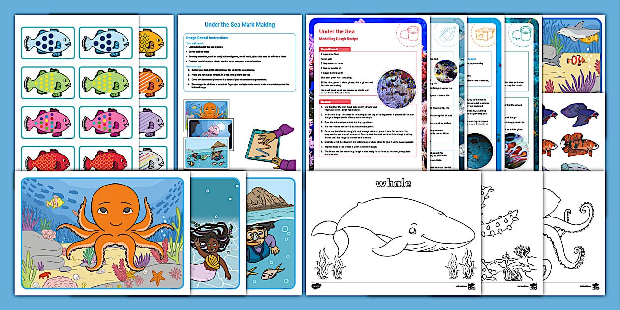 EYFS Under the Sea Resource Pack (Ages 2-3) | Twinkl
