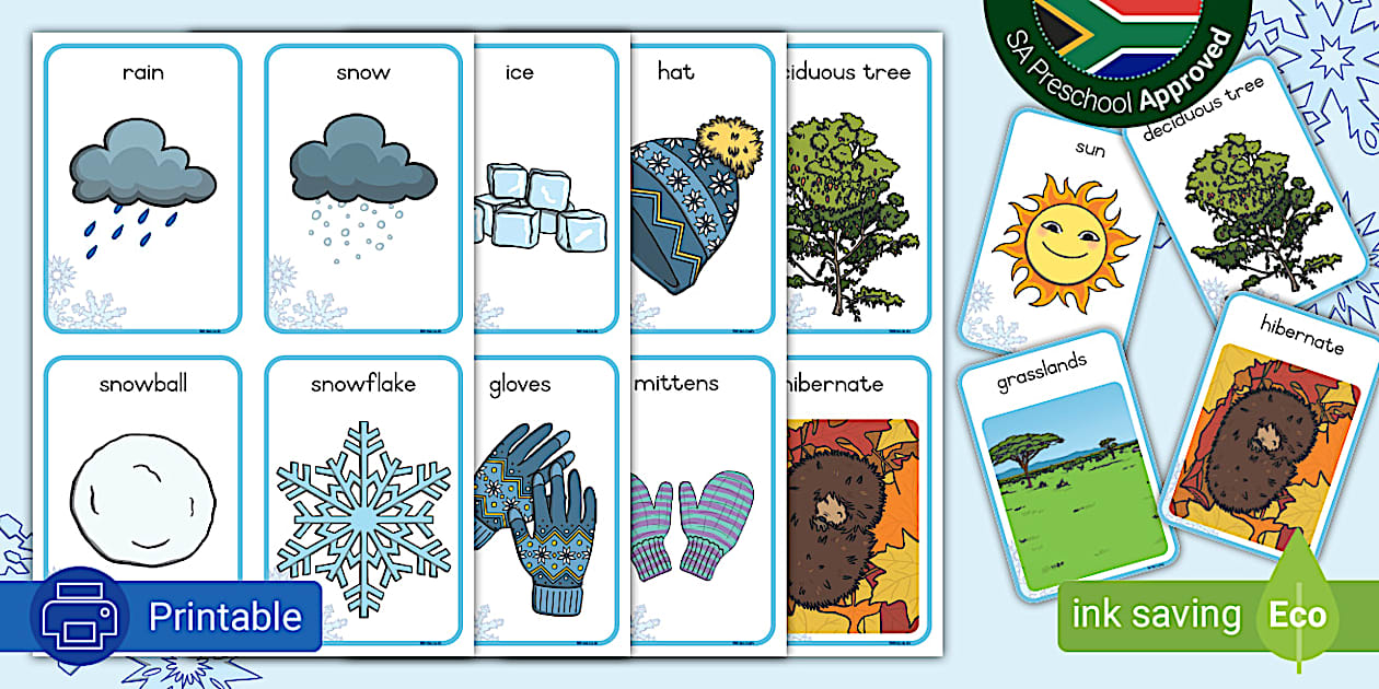 Winter Pairs Matching Game (teacher made) - Twinkl