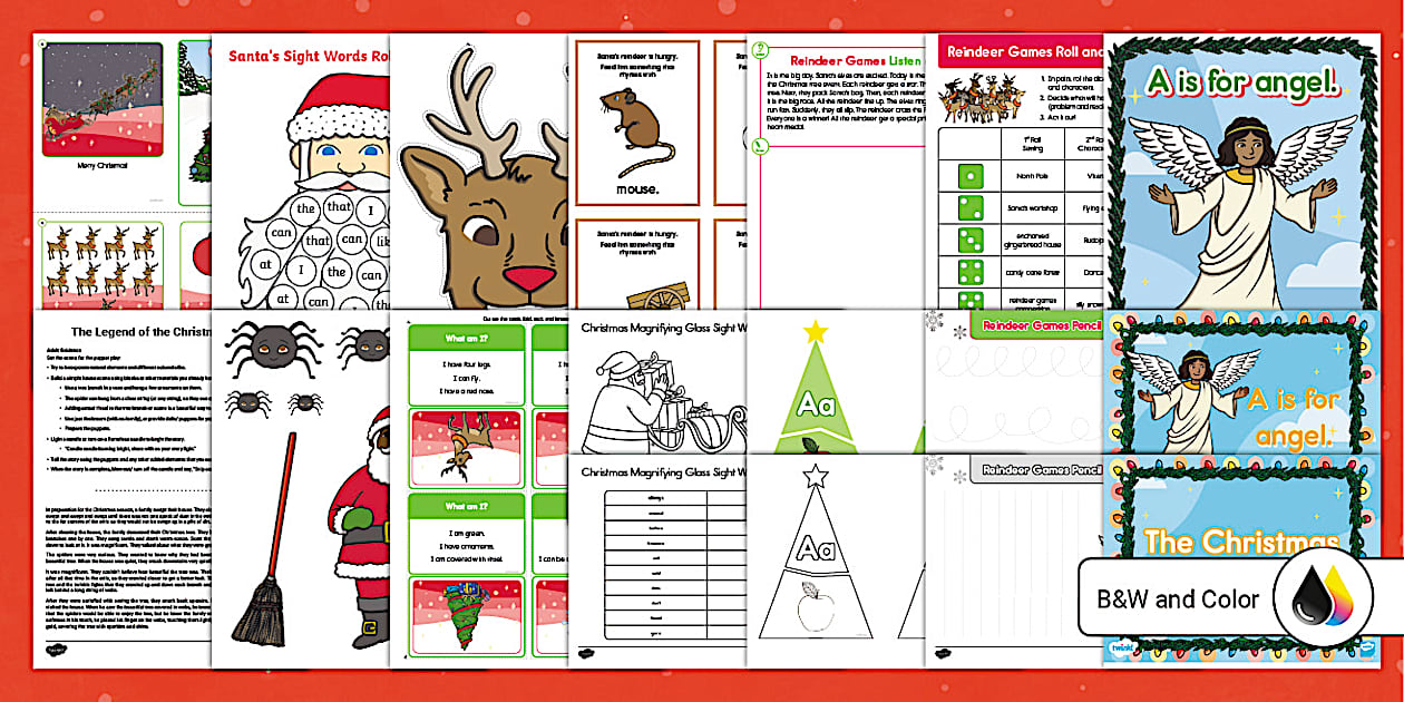 Christmas ELA Activities for Prekindergarten | Twinkl USA
