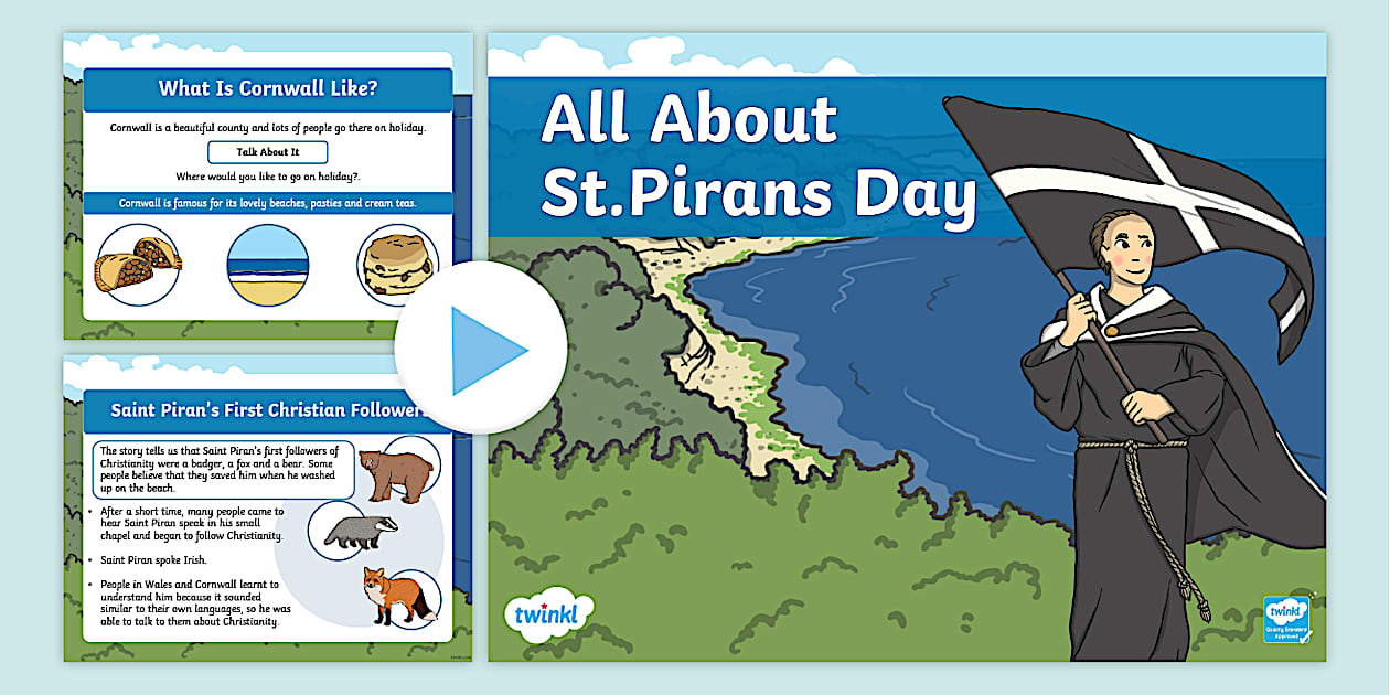All About St. Piran's Day PowerPoint (teacher made) - Twinkl
