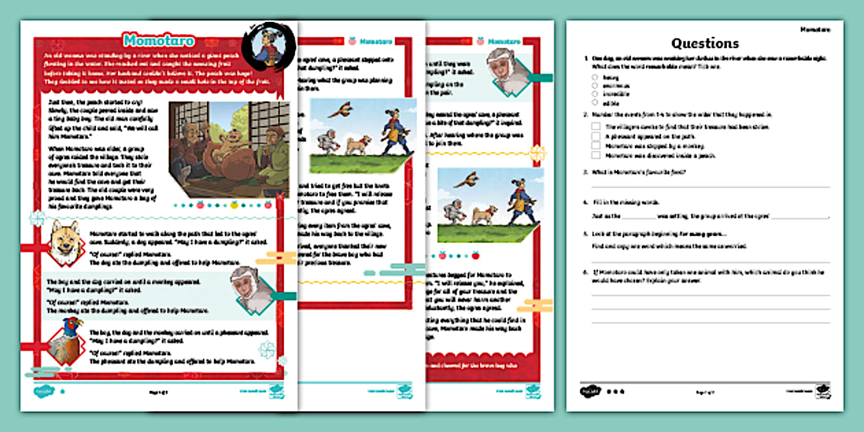 LKS2 Mythical Stories from Different Cultures: Momotaro (Japan ...