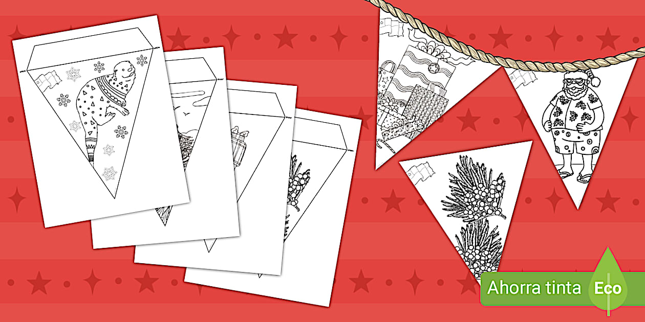 Banderín: Navidad en Chile (teacher made) - Twinkl