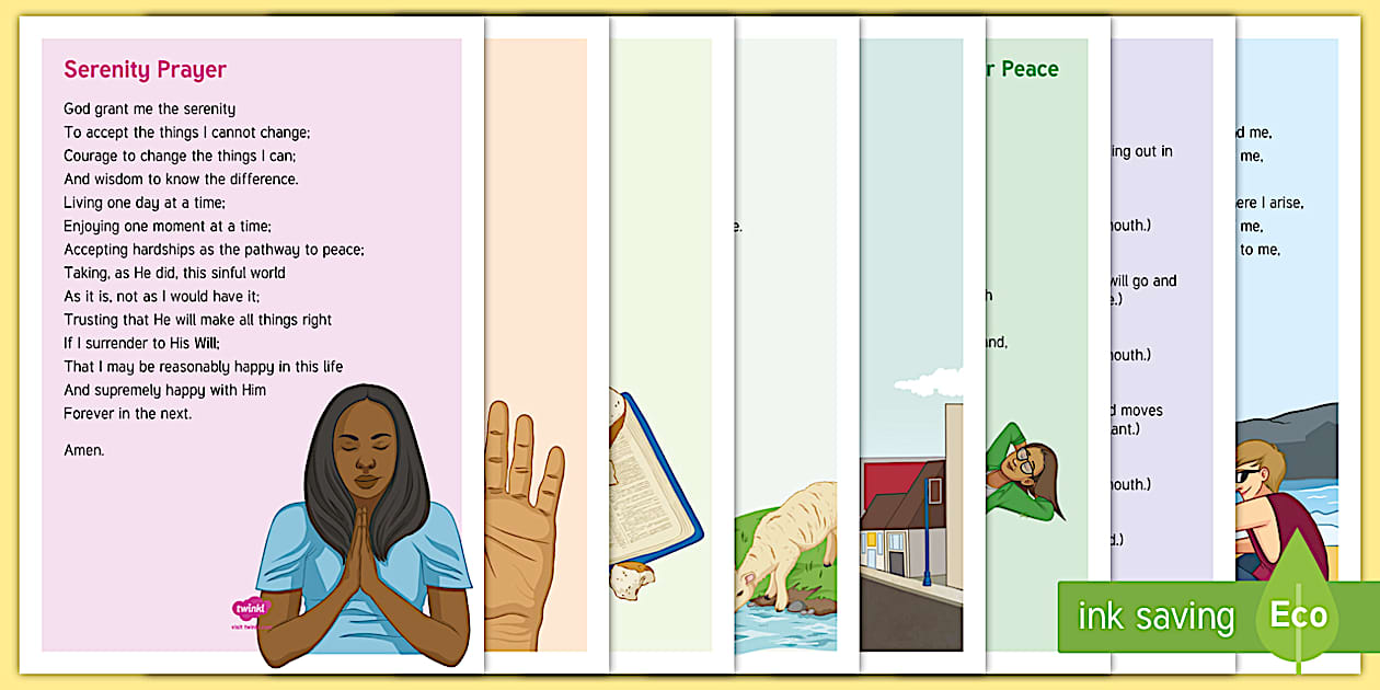 Editable Christian Prayers Resource Pack (teacher made)