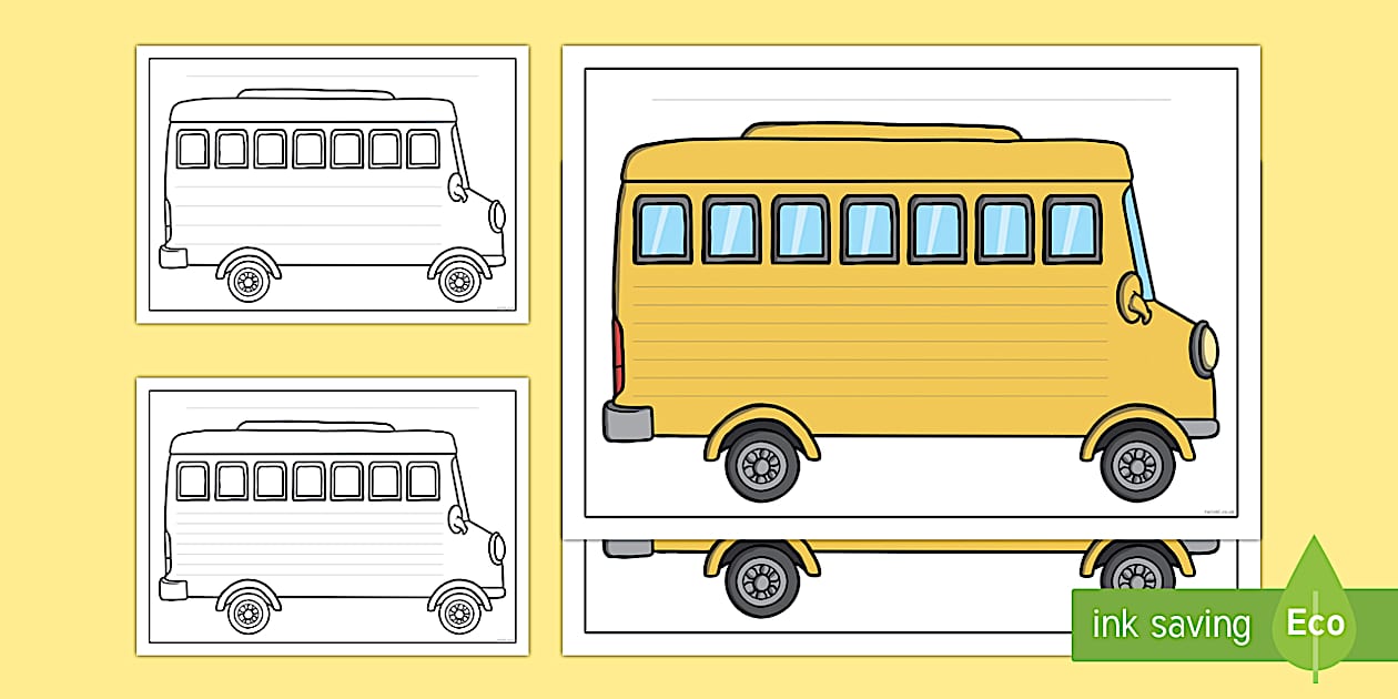 Bus Writing Frames | Literacy & Writing | Twinkl