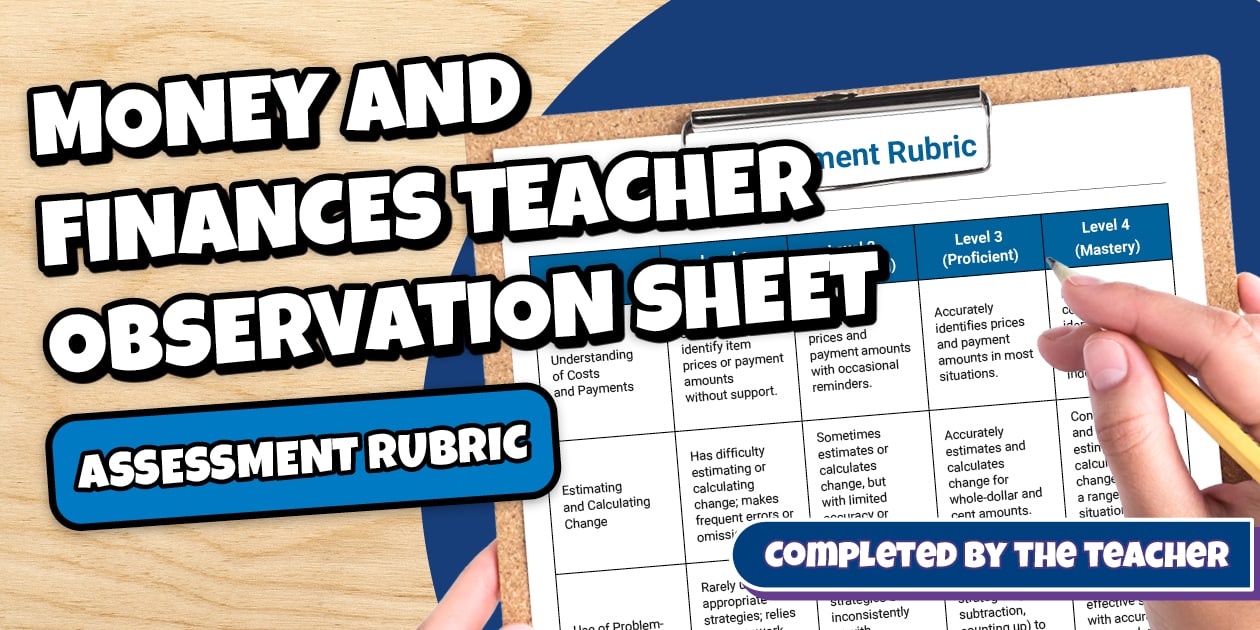 Grade 3 F1.1 Assessment Rubric
