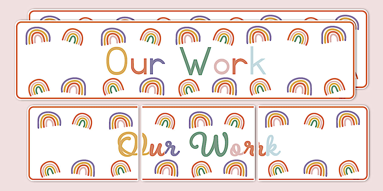 Our Work Display Banner - Twinkl Display (teacher made)