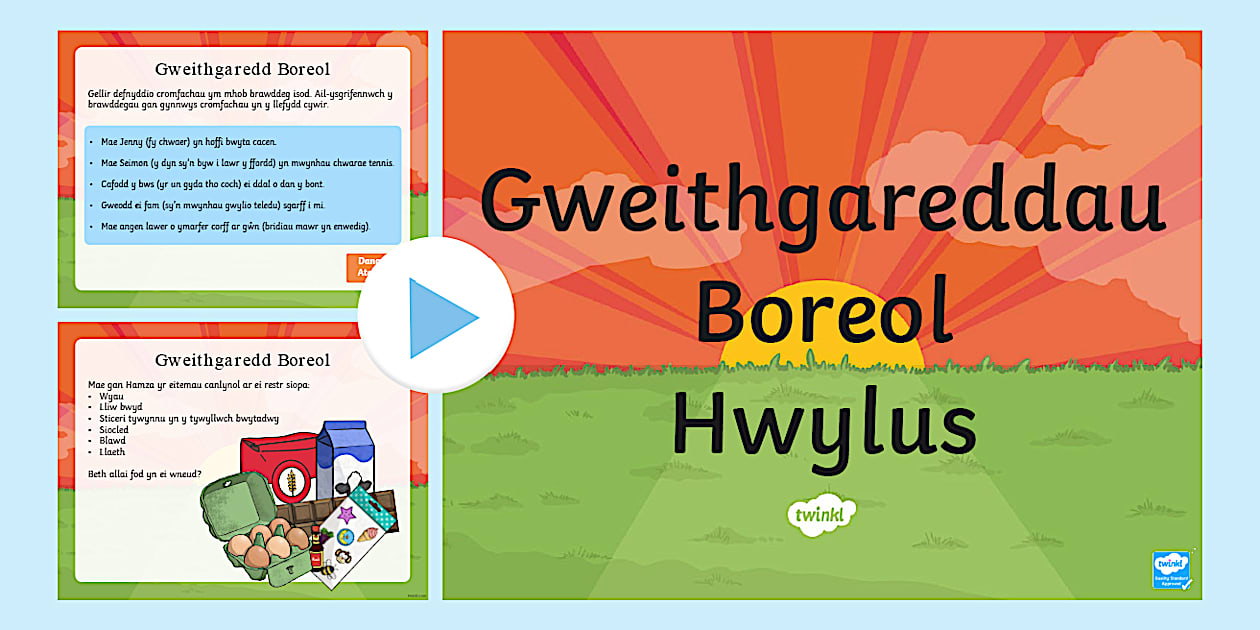 Gweithgareddau Boreol Hwylus CC3: Pŵerbwynt 2 - Twinkl
