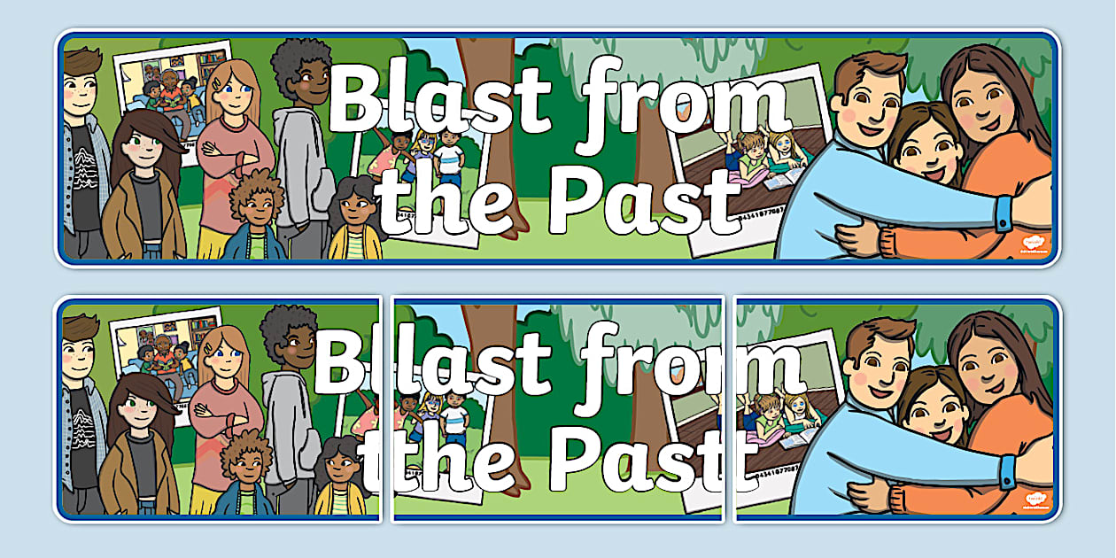 TAS Blast from the Past - Foundation Display Banner - Twinkl