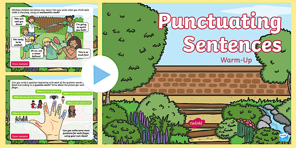 KS1 Punctuating Sentences PowerPoint | SPaG (teacher made)