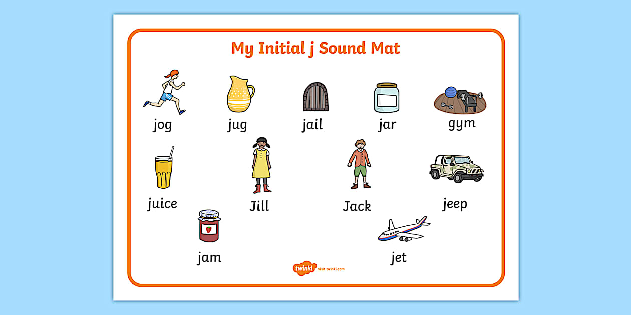 Initial l Sound Mat (teacher made) - Twinkl