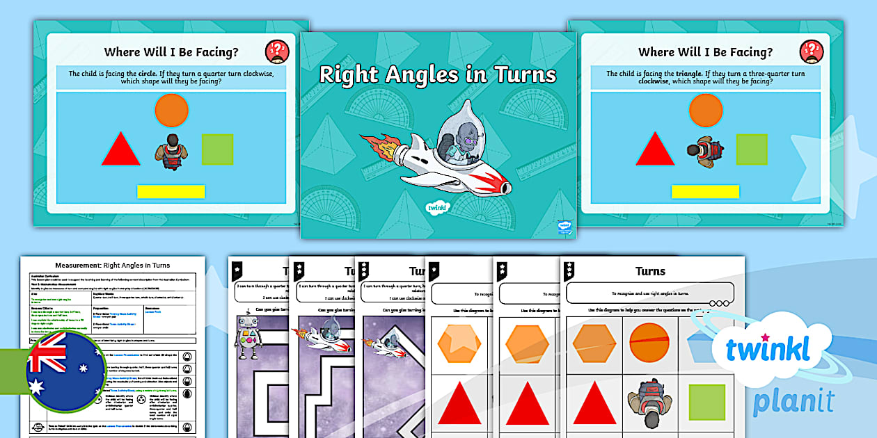Year 3 Measurement: Identifying Right Angles Lesson 2