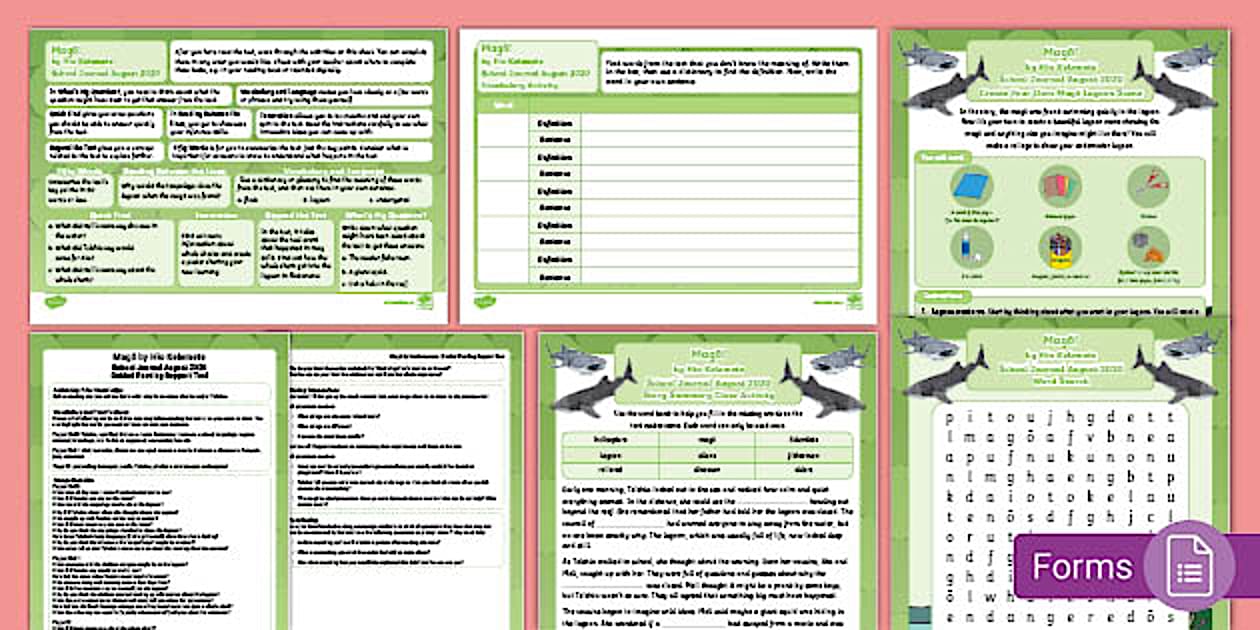 Level 2 August 2020 School Journal: Magō! (Story Comprehension)