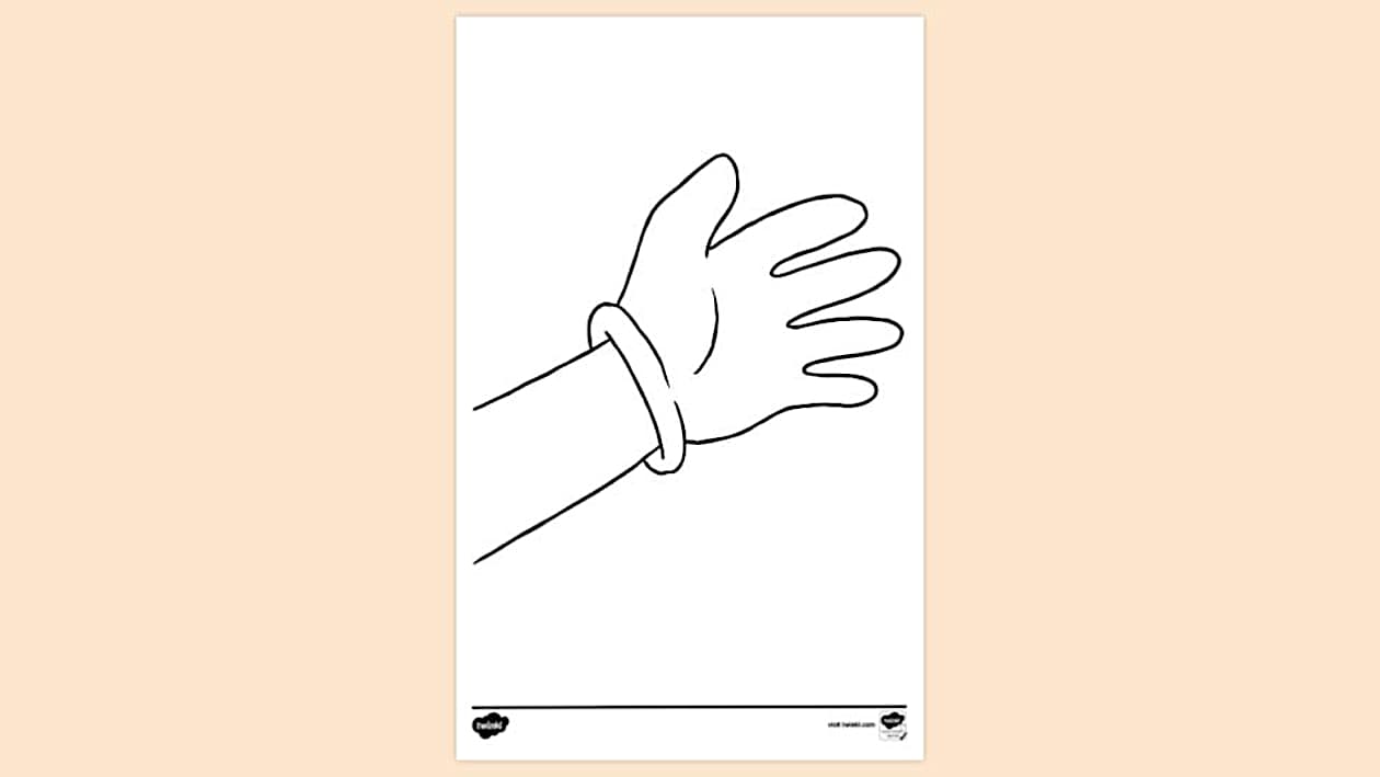 Javelin Hand Colouring | Colouring Sheets - Twinkl