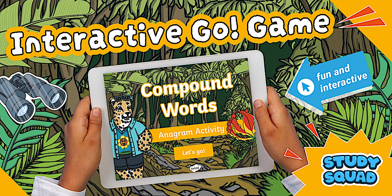 KS1 English Compound Word Anagram Game