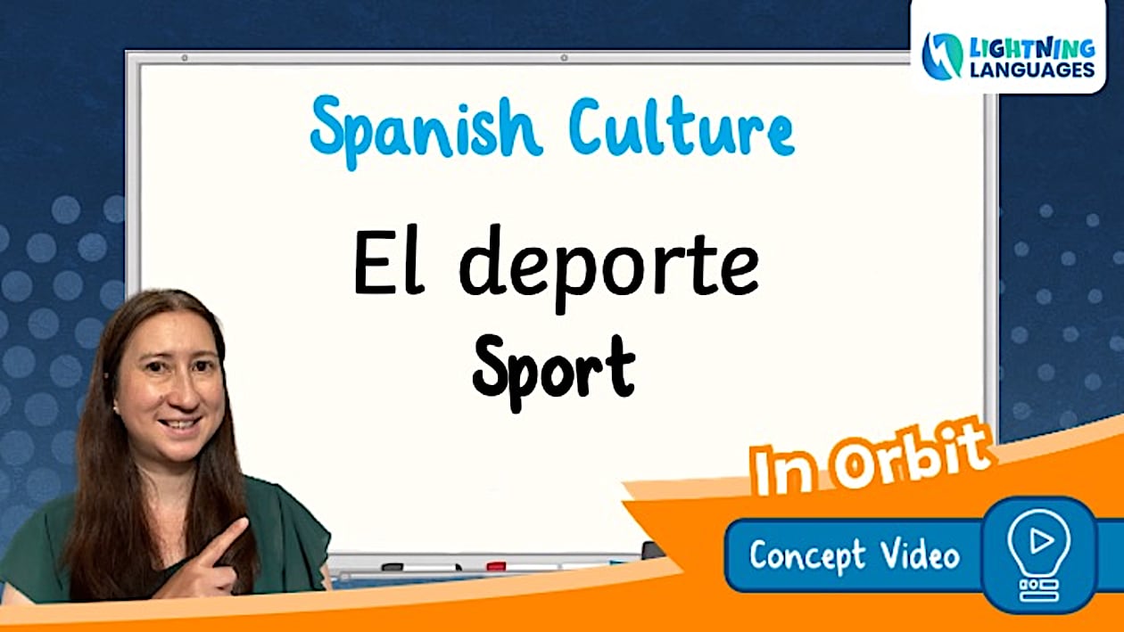 👉 Lightning Languages | Spanish | In Orbit | Sport Culture Concept Video