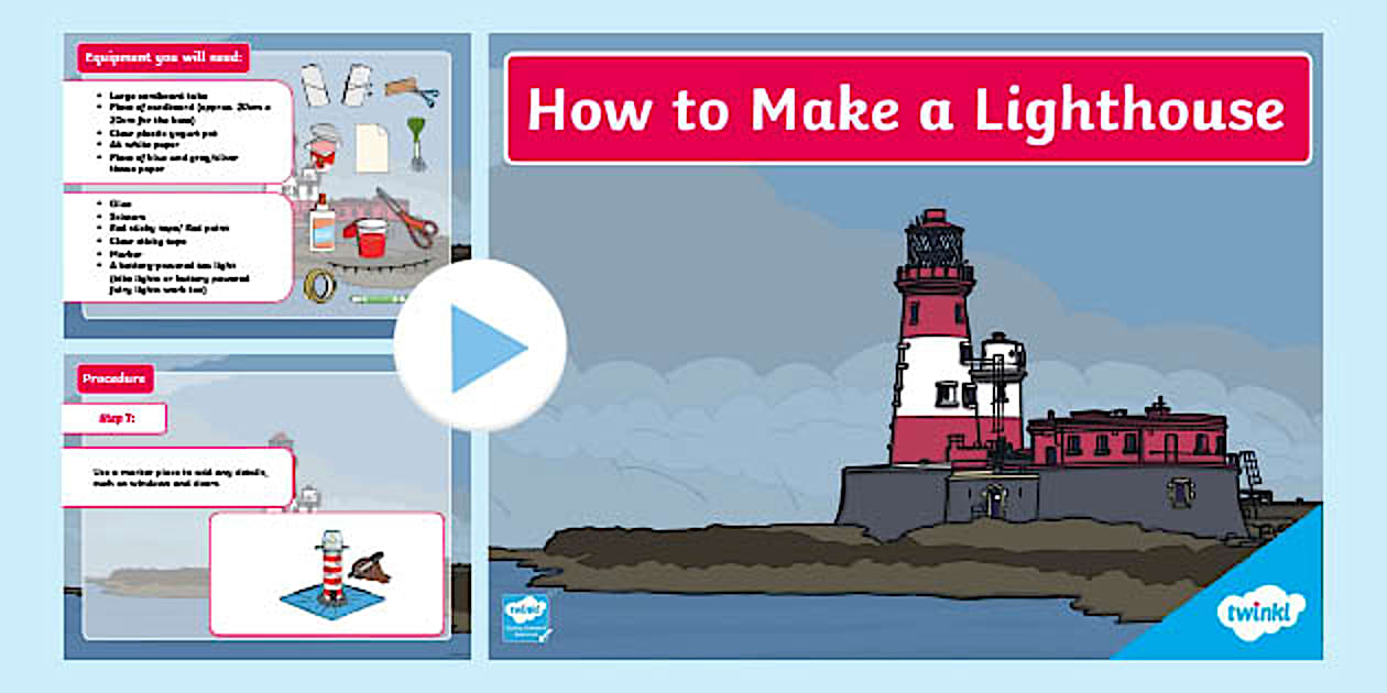How to Make a Lighthouse - Twinkl