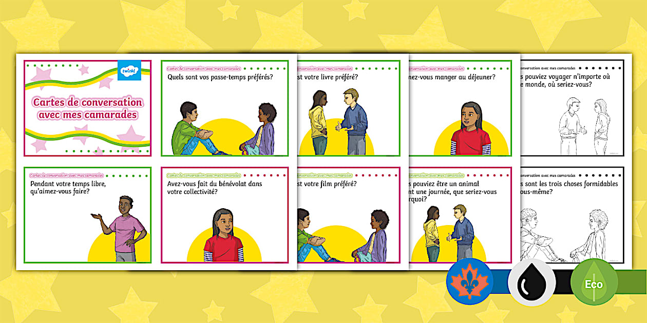 Get to Know You Cards French (teacher made) - Twinkl