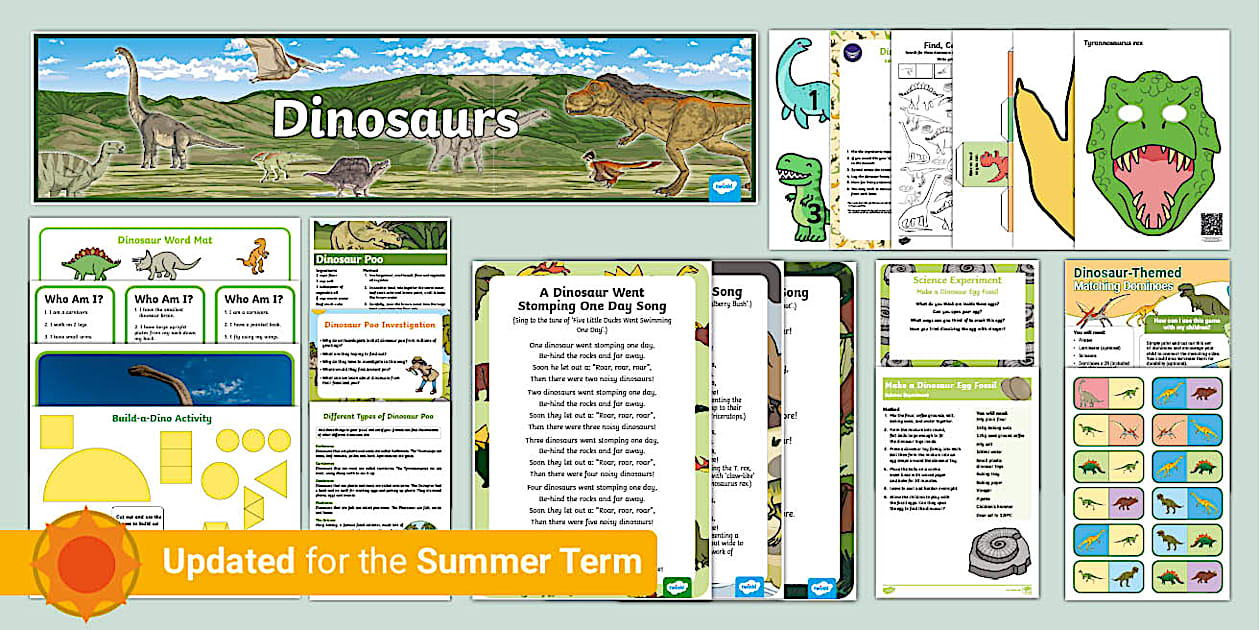 Dinosaurs Resource Pack for Childminders - EYFS Prehistoric