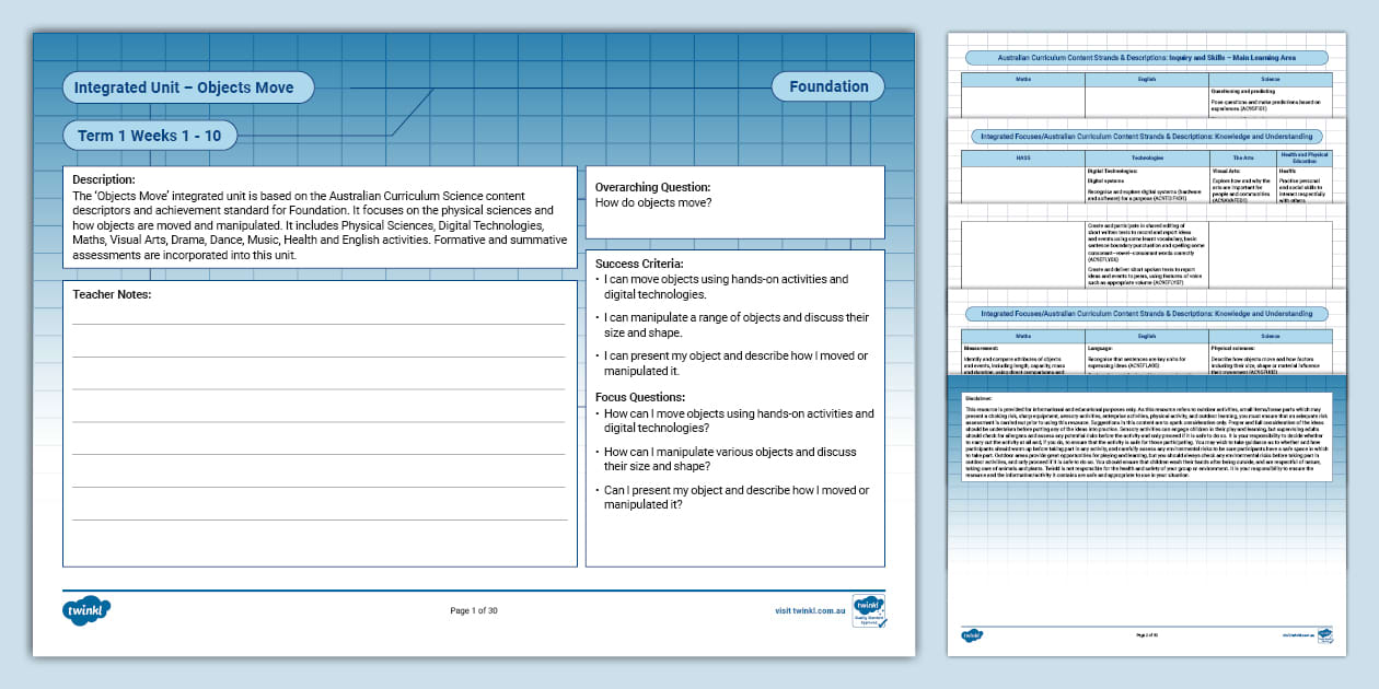STEM IU Foundation Objects Move Overview - Twinkl