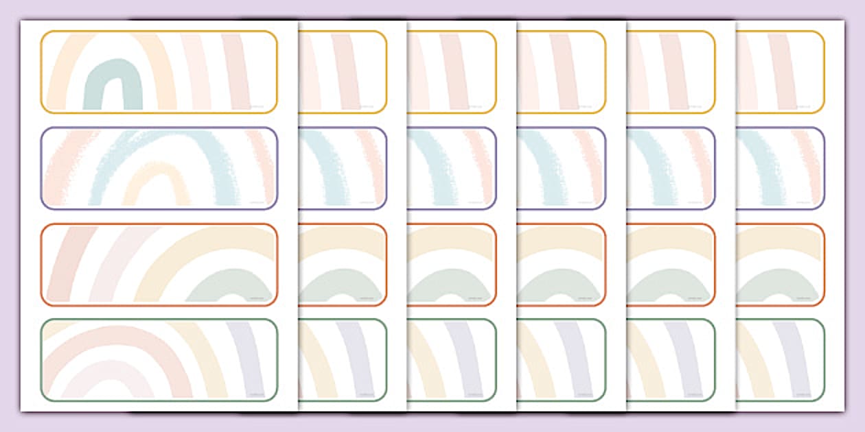 Baby Themed Labels (editable)