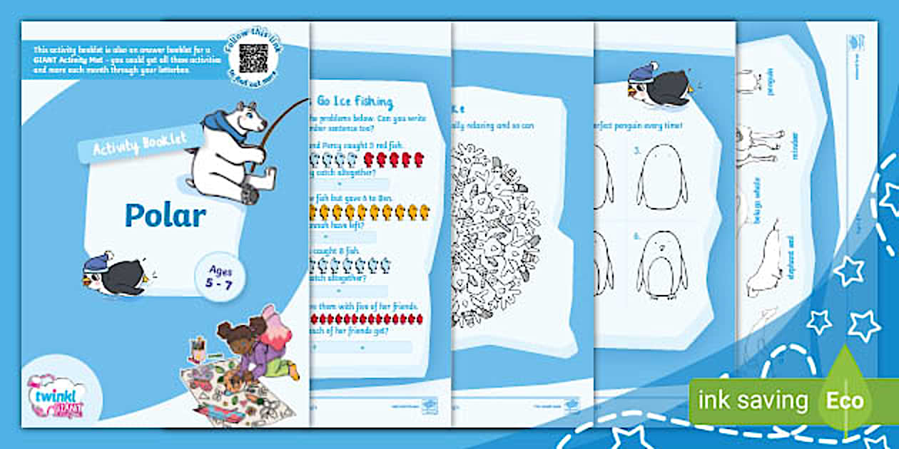Polar Activity Booklet (Ages 5 - 7) (teacher made) - Twinkl