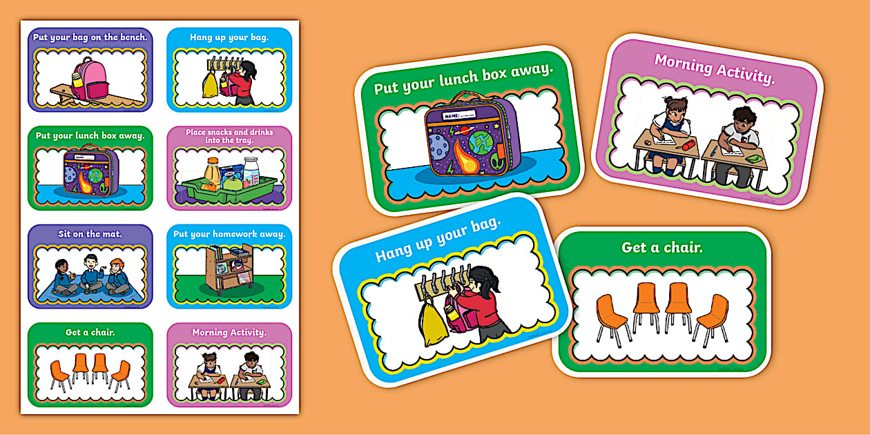 SEN Morning Routine Reminder Cards