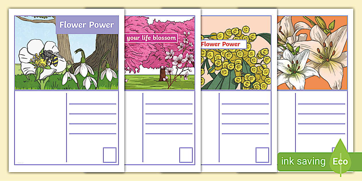 Vintage Botanical Postcards | Twinkl | Letter Writing | KS1