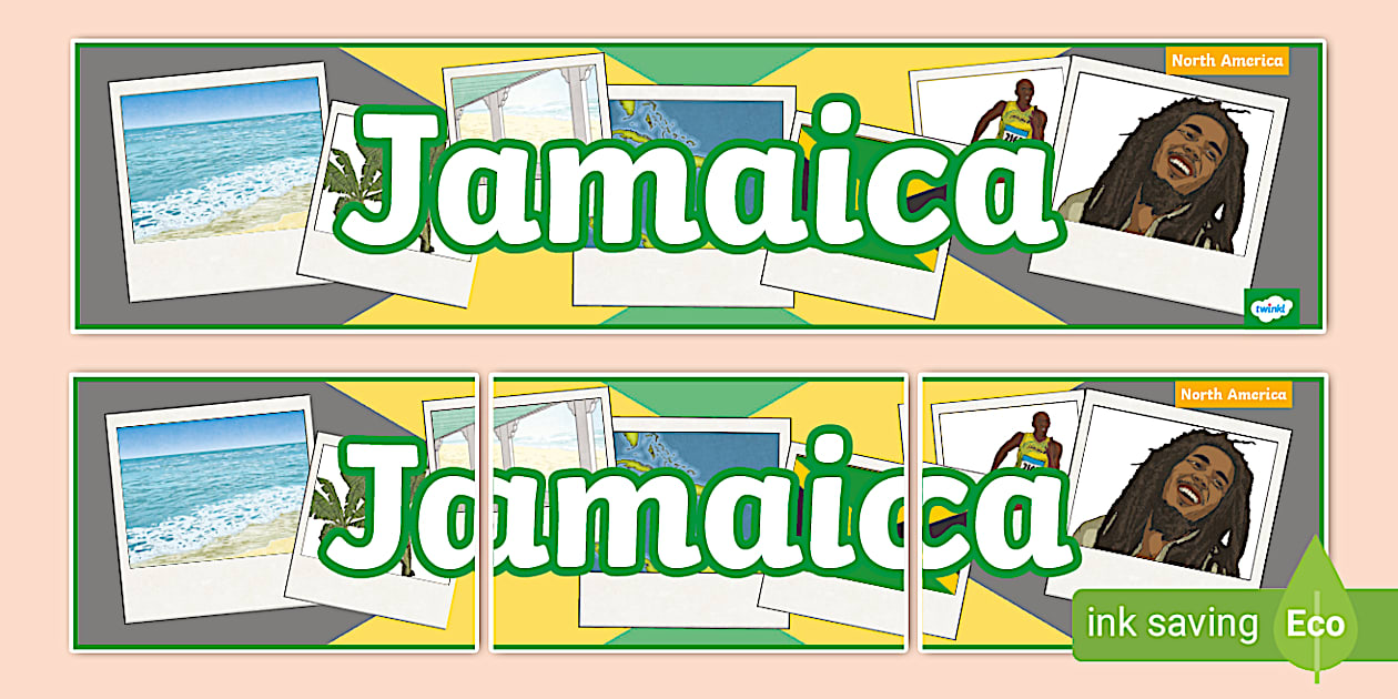 KS2 Jamaica Display Banner (teacher made) - Twinkl