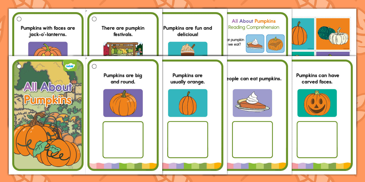 All About Pumpkins Adapted Reader for Special Education