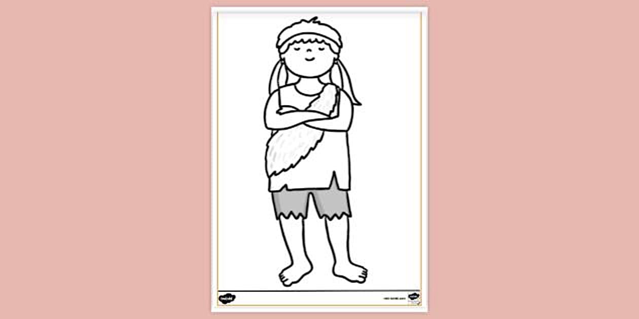 Nibs Lost Boy Colouring Sheet - Resources (Teacher-Made)
