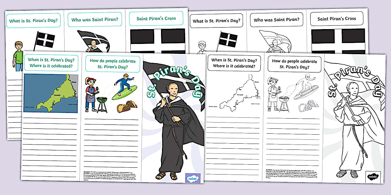 St. Piran's Day Leaflet (teacher made) - Twinkl