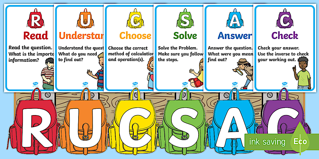 Editable RUCSAC Pegs and Rucksacks Display Pack - Twinkl