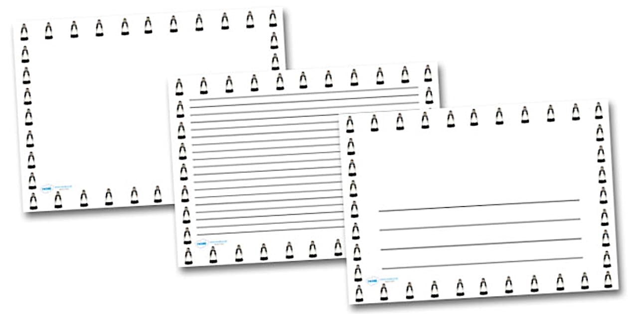 Florence Nightingale Nurse Landscape Page Borders- Landscape Page Borders