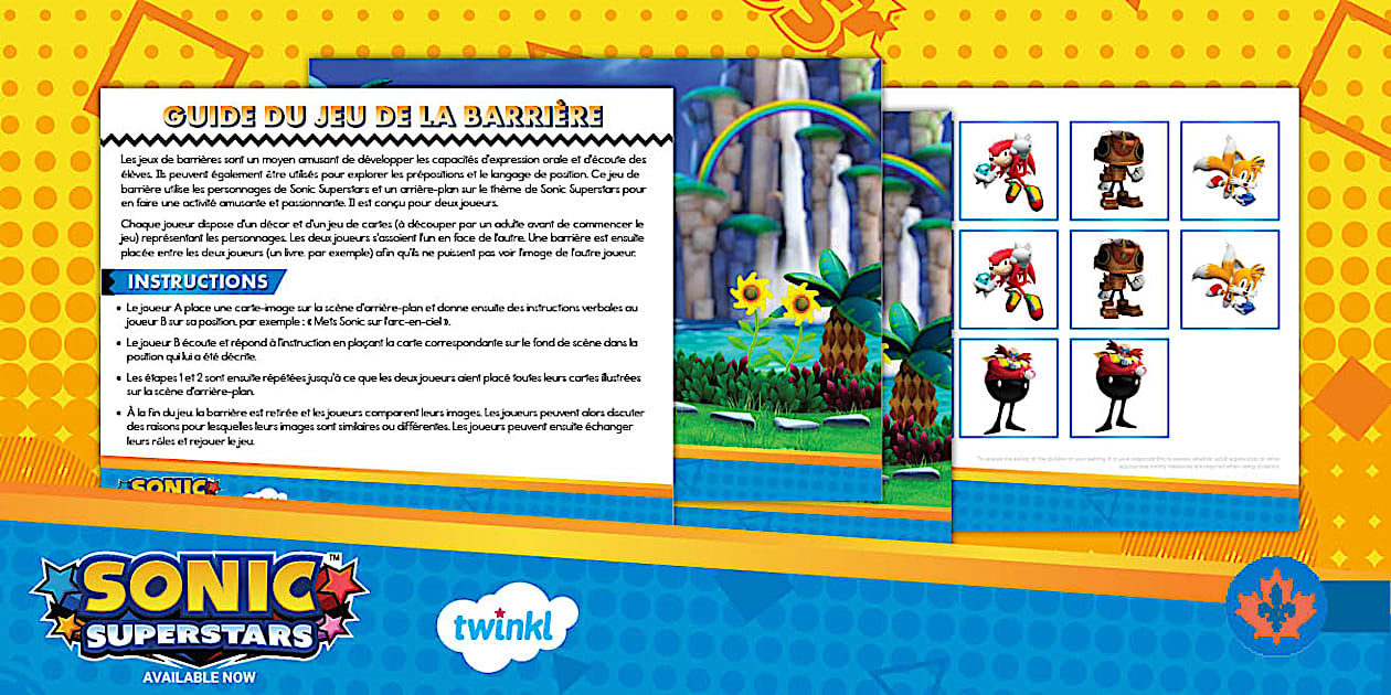 Sonic: Barrier Game French