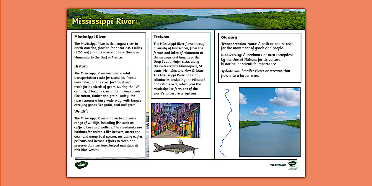 Mississippi River Facts | Facts about the River Mississippi