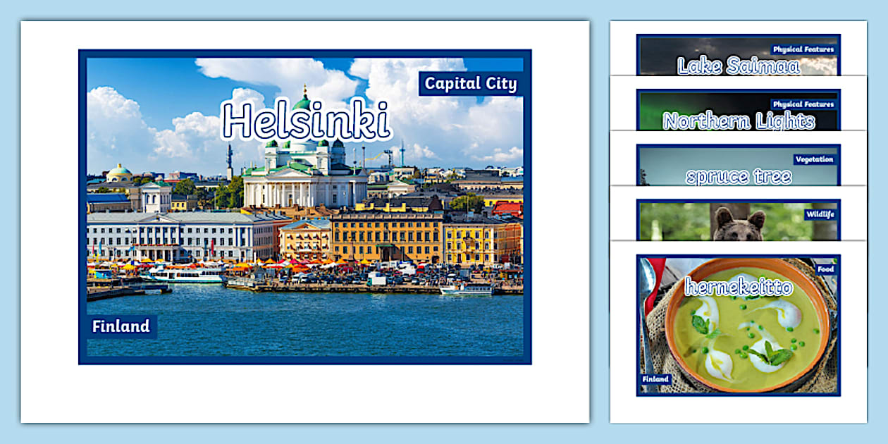 Finland Photo Display Pack (Hecho por educadores) - Twinkl