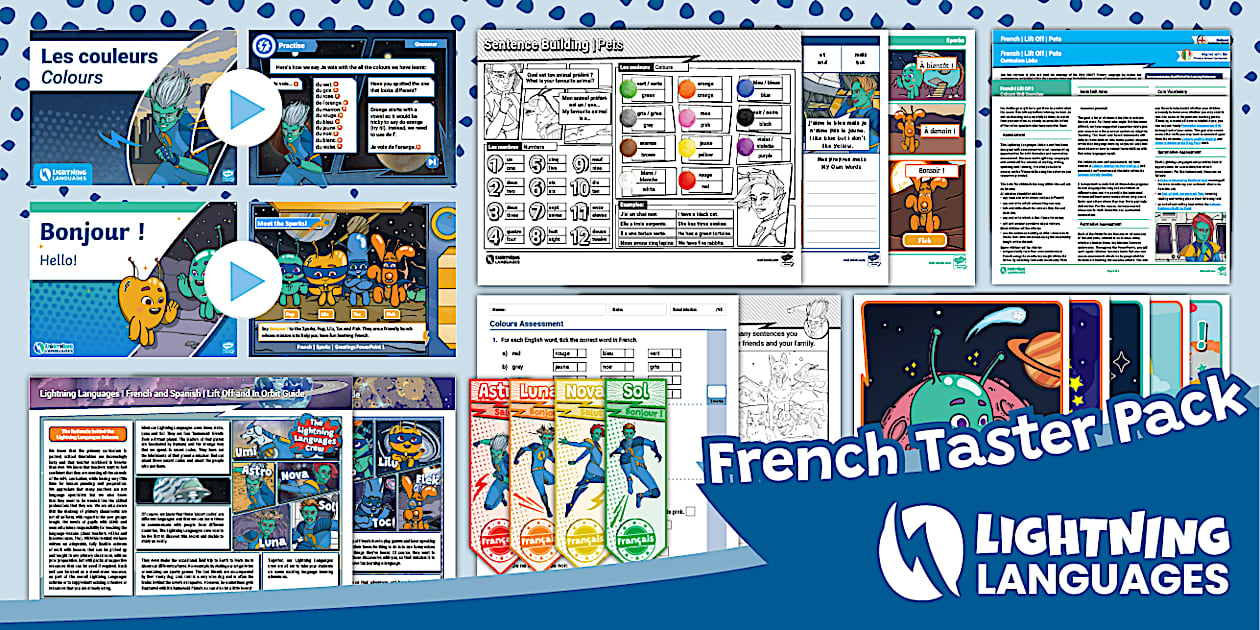 👉 Lightning Languages | French | Taster Pack - Twinkl