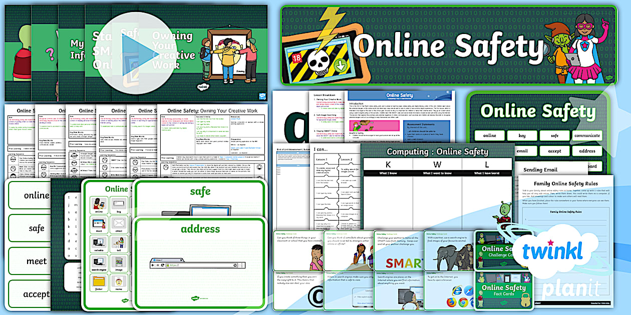 Computing: Online Safety: Year 1 Unit Pack (teacher made)