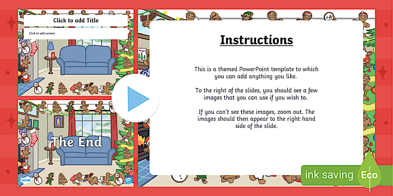 Christmas PowerPoint template | Twinkl Resources - Twinkl