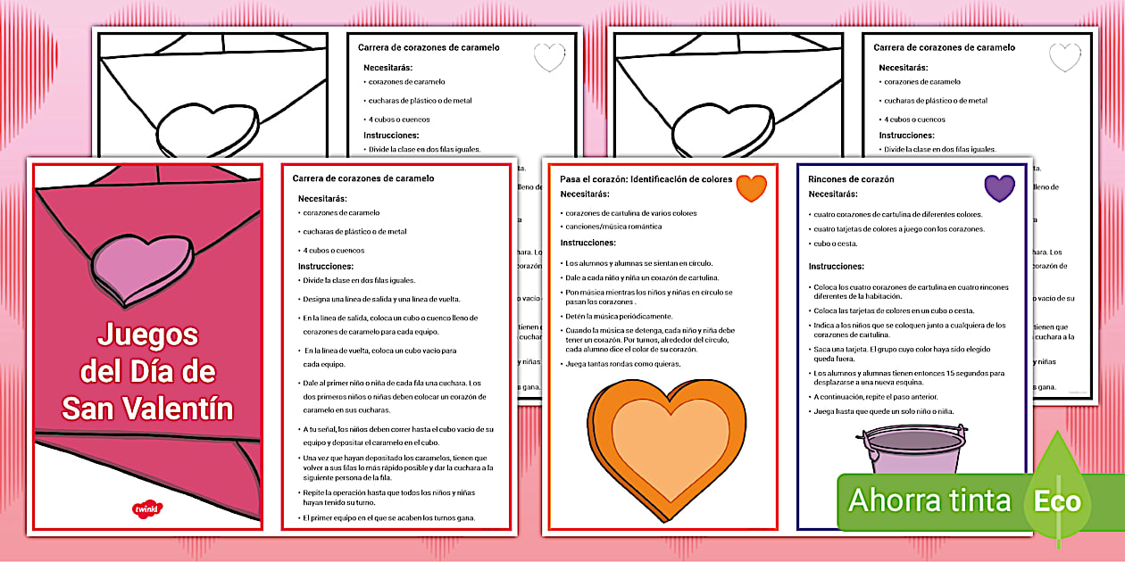 Guías: Juegos del día de San Valentín (Teacher-Made)