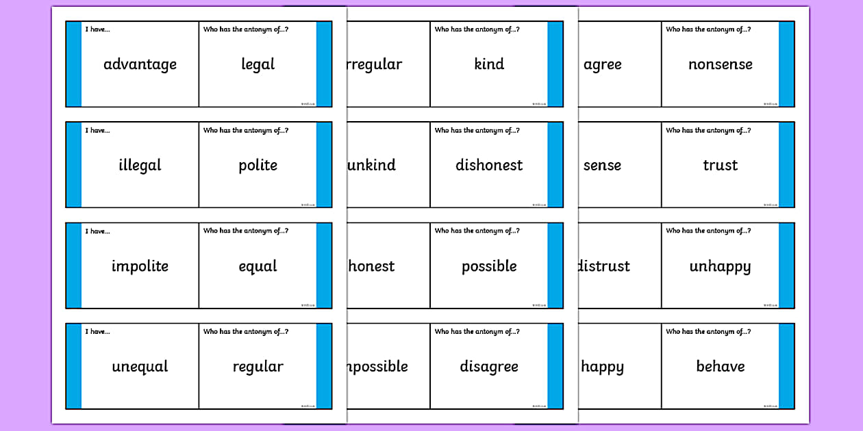 Cursive Antonyms with Prefixes Loop Cards (professor feito)
