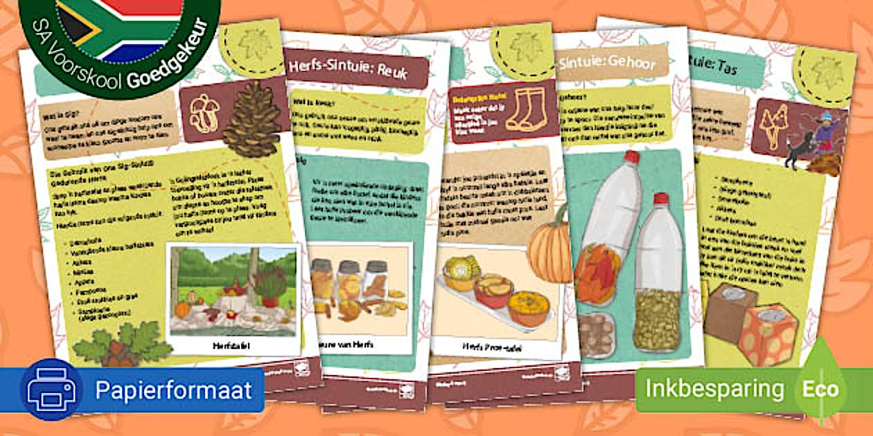 Herfs Aktiwiteite vir Elke Sintuig (teacher made) - Twinkl