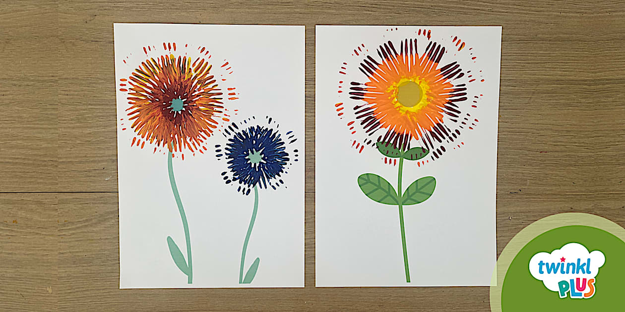 Flower Fork Painting